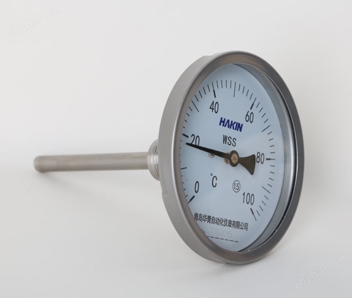 WSS401、WSS411 双金属温度计WSS-411/401锅炉管道插入式-仪表网